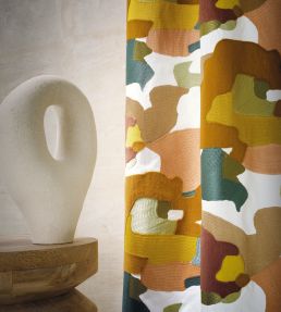 Parade Fabric in Ocre bois de rose by Casamance | Jane Clayton