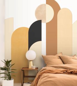 Periphery Wallpaper mural in Beige by Caselio | Jane Clayton