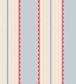 Pin Up Stripe Fabric in Red Blue by Woodchip & Magnolia | Jane Clayton