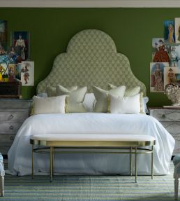 Pollen Fabric in Fennel by Andrew Martin | Jane Clayton