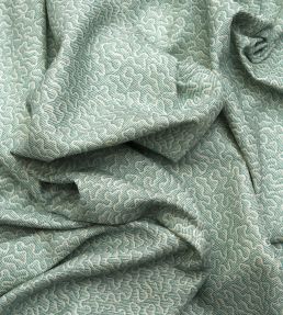 Pollen Fabric in Turquoise by Andrew Martin | Jane Clayton