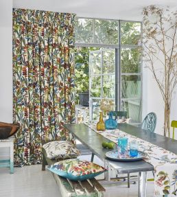 Tropicana Fabric by Prestigious Textiles in Waterfall | Jane Clayton