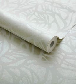Purity Wallpaper in Porcelain by 1838 Wallcoverings | Jane Clayton