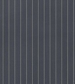 Langford Chalk Stripe Wallpaper by Ralph Lauren in Navy | Jane Clayton