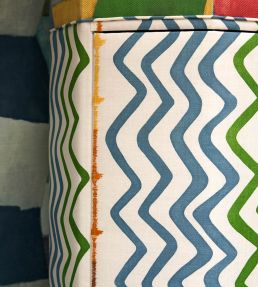 Rick Rack Fabric in Terracotta by Christopher Farr Cloth | Jane Clayton