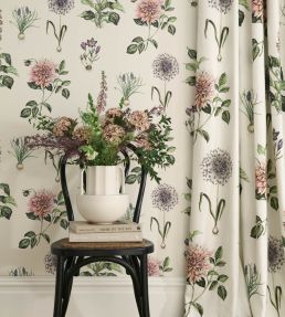 Roseraie Fabric in Summer by Clarke & Clarke | Jane Clayton