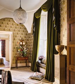 Roxanne Wallpaper in Moonstone by Temperley London for Romo | Jane Clayton