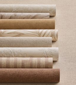 Rustic Plain Wallpaper in Orange/Terracotta by Eijffinger | Jane Clayton