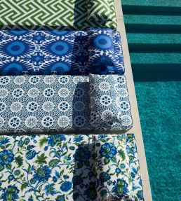 Samarkanda Fabric in Azul by Gaston y Daniela | Jane Clayton