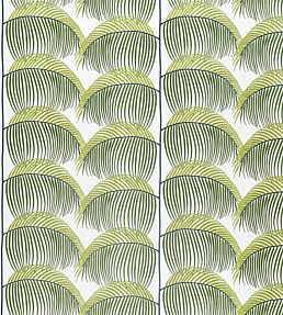 Manila Embroidery Fabric by Sanderson in Lime | Jane Clayton