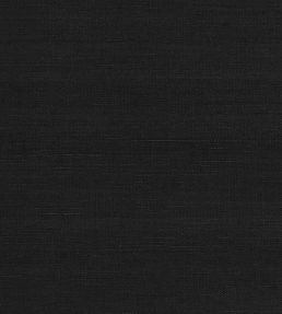 Shang Extra Fine Sisal Wallpaper in Pitch Black by Thibaut | Jane Clayton