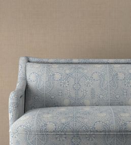 Shell Grotto Fabric in Sky Blue by Fermoie | Jane Clayton