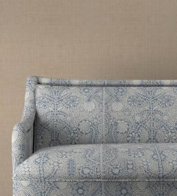 Shell Grotto Fabric in Deep Blue by Fermoie | Jane Clayton