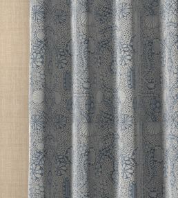 Shell Grotto Fabric in Deep Blue by Fermoie | Jane Clayton