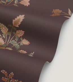 Shepherdly Bouquet Wallpaper in Brinjal by Liberty | Jane Clayton