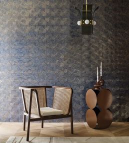Songket Wallpaper in Travertin/Dore by Casamance | Jane Clayton