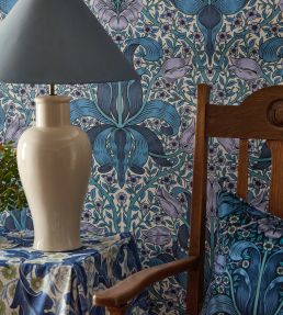 Spring Thicket Wallpaper in Fruit Punch by Morris & Co | Jane Clayton