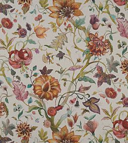 Delilah Fabric by Studio G in Spice/Linen | Jane Clayton