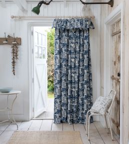 Waterside Fabric by Studio G in Grey | Jane Clayton