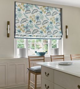 Sunara Fabric in Blue by Jane Churchill | Jane Clayton