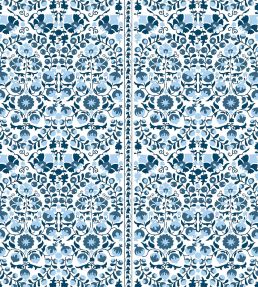 Suzani Fabric in Azul by Gaston y Daniela | Jane Clayton