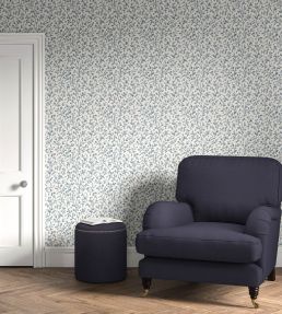 Taree Wallpaper in Midnight by The Pure Edit | Jane Clayton