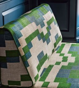 Temple Fabric in Hot Pink by Anni Albers for Christopher Farr Cloth ...