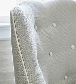 Alpine Chevron Fabric by Thibaut in White | Jane Clayton