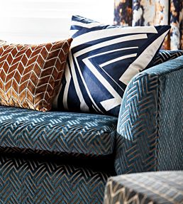 Transverse Fabric in Ebony by Harlequin | Jane Clayton