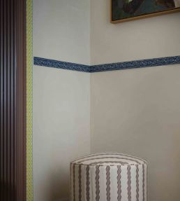 Trellis Border 8cm Wallpaper in Conker by Parker & Jules | Jane Clayton