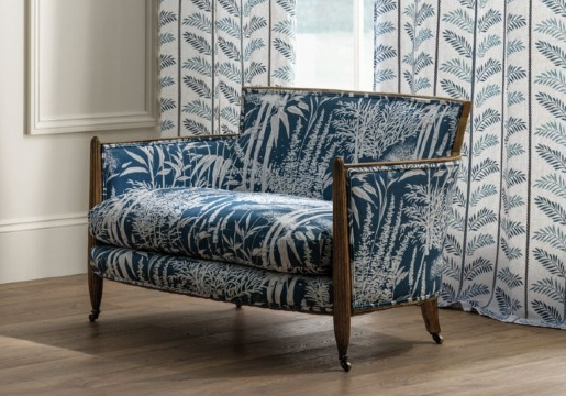 Blue Upholstery Fabric | Jane Clayton